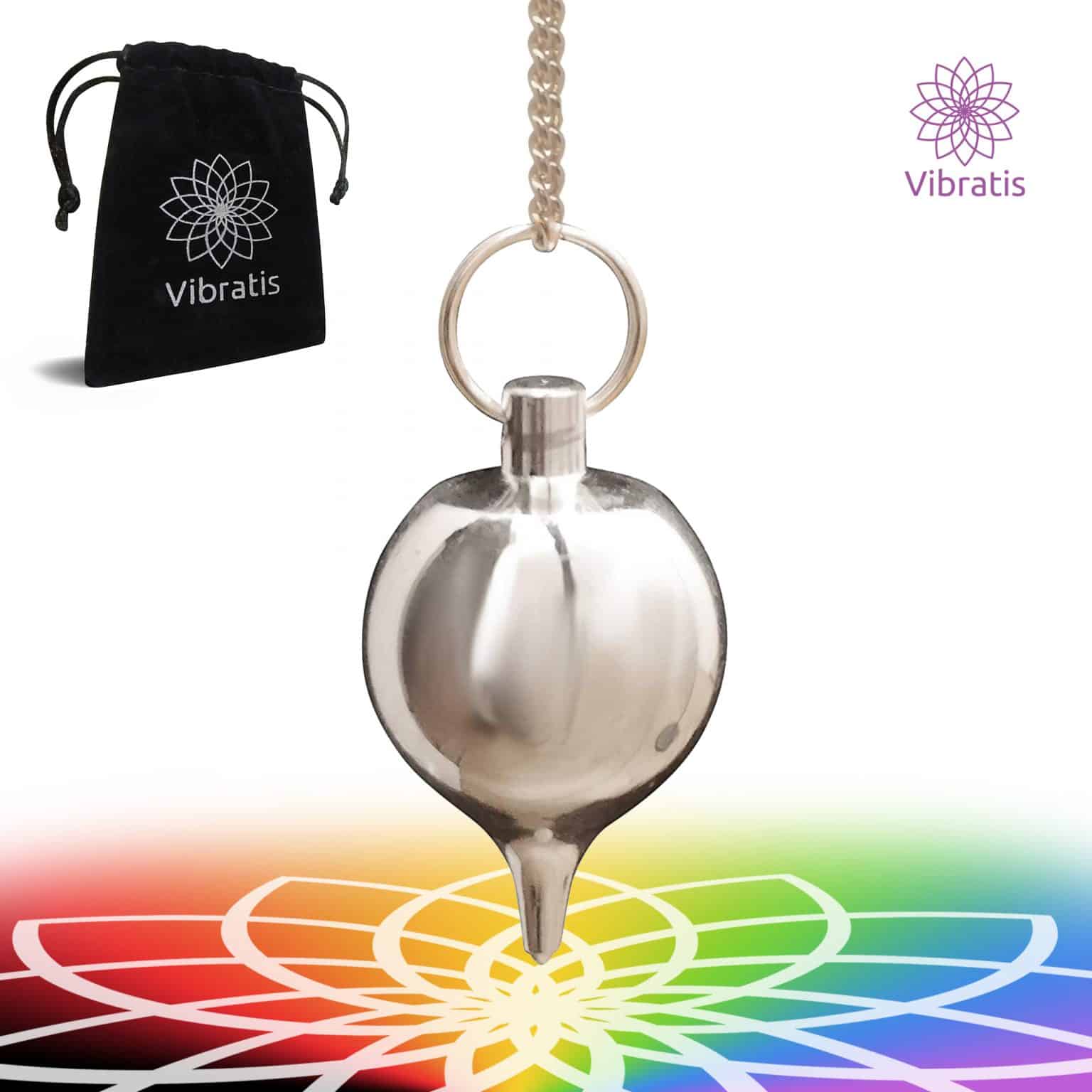 Lot 2 Pendules de radiesthésie : Pendule Égyptien Thot & Goutte en Laiton