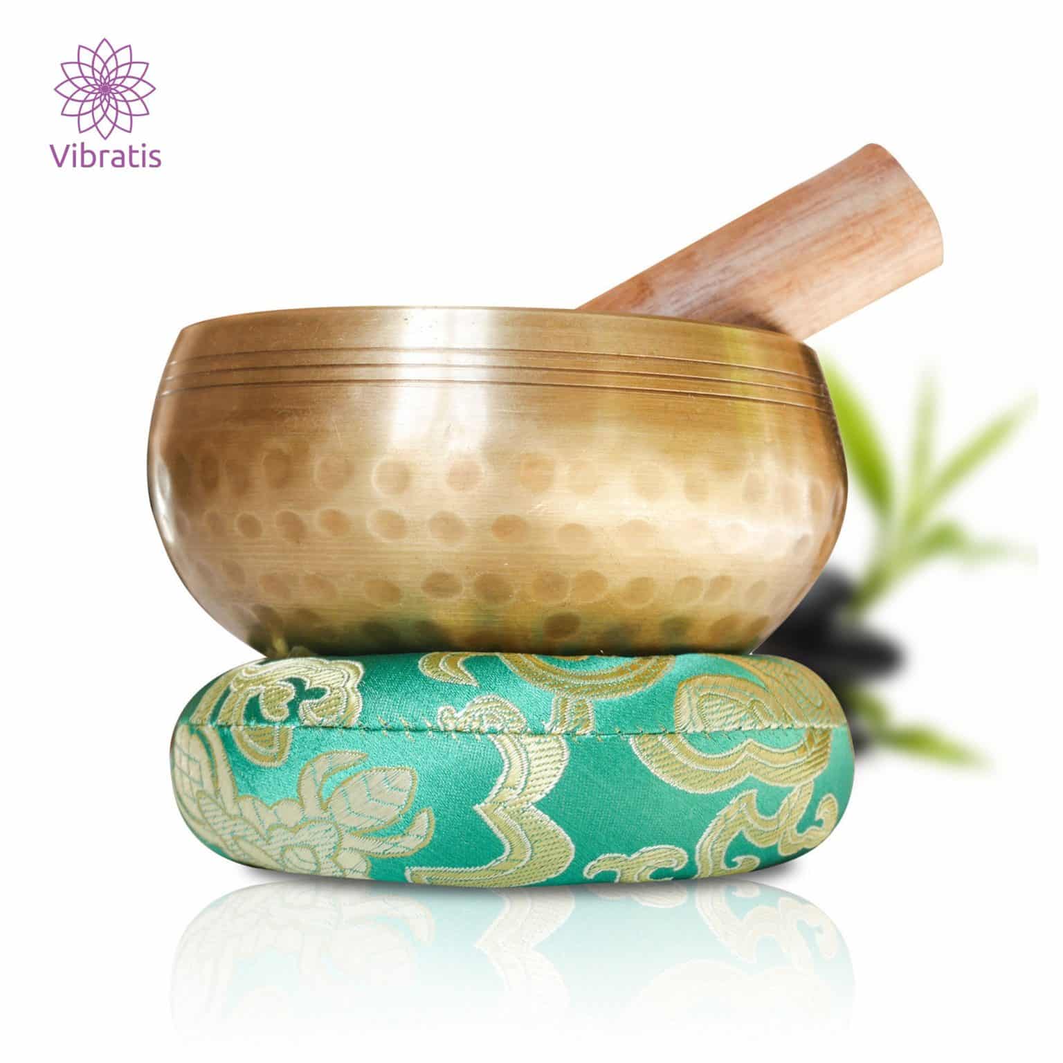 Bol Chantant Tibétain Artisanal - Martelé à la Main au Népal | Vibratis