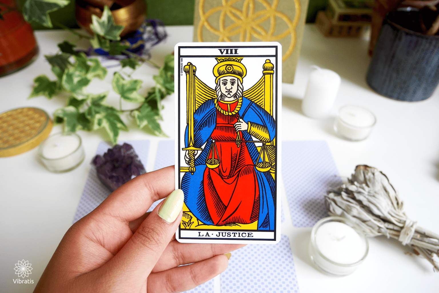 La Justice dans le Tarot de Marseille : Signification, Interprétation