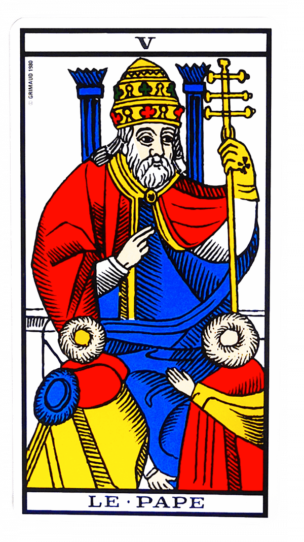Le Pape dans le Tarot de Marseille : Signification, Interprétation