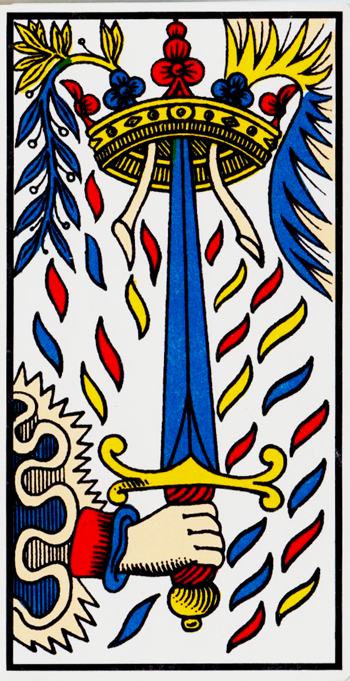 Significations du Deux d'Épée dans le Tarot de Marseille