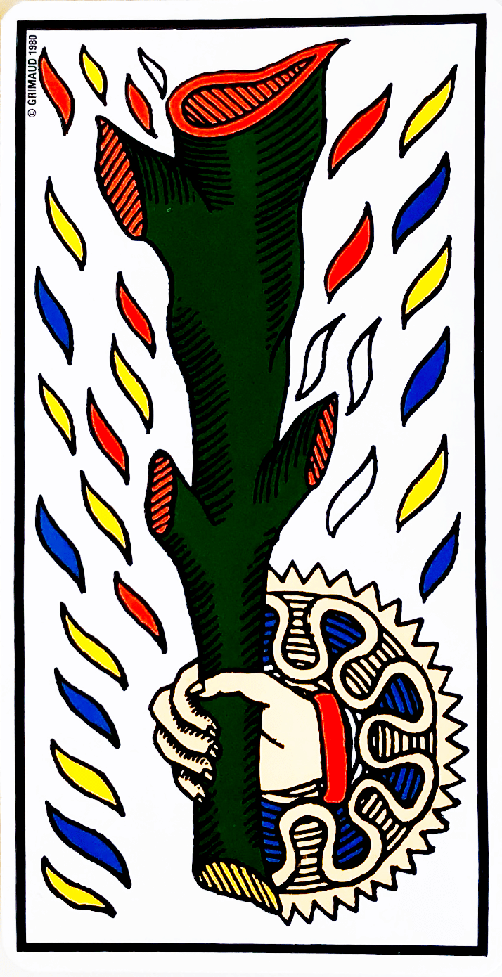 Signification de l'As de Bâton dans le Tarot de Marseille